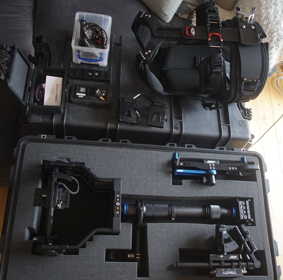 ARRI TRINITY HEAD, SLED AND VEST FOR SALE LIKE NEW - Steadicam Marketplace - For Sale - The ...